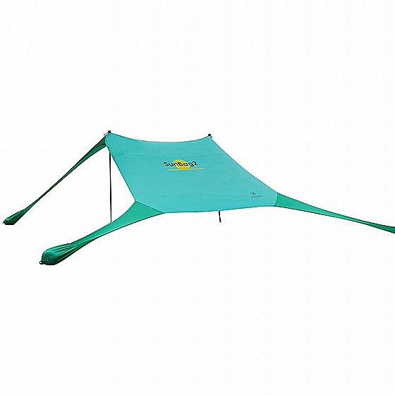 אוהל צל לחוף 225×215 ס”מ כחול-ירוק Aztec Sunbag 2