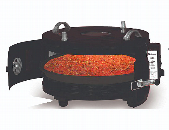 טאבון חשמלי עם תבנית מסתובבת בצבע שחור Selmor | Toolman