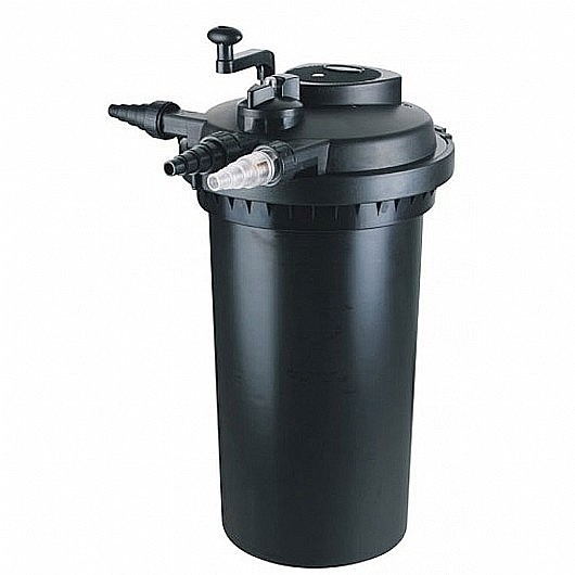 פילטר לחץ שטיפה הפוכה לבריכות נוי דגים ומזרקות SUNSUN CPF-15000UV 18W