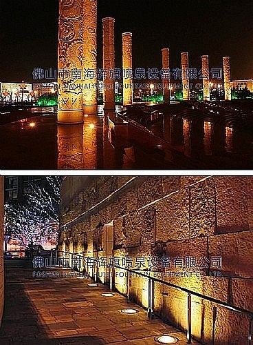 תאורת לד שקועה לבריכות נוי דגם HQ-D12 האוויקי HUIQI-צבע לבחירה