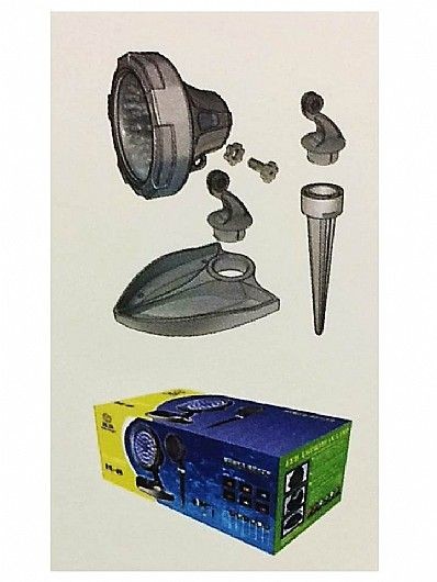 תאורת לד גדולה לבריכות נוי HQ-48 האוויקי HUIQI-צבע לבחירה