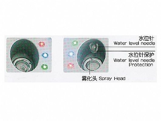 מכשיר ערפל ותאורת לד מחליף צבעים, לבריכות נוי ומזרקות דגם HQ-3248 HUIQI