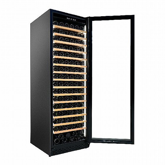 מקרר יין עד 191 בק, GALAXY פרימיום. מדחס, מדפי עץ נשלפים ,תצוגה ...